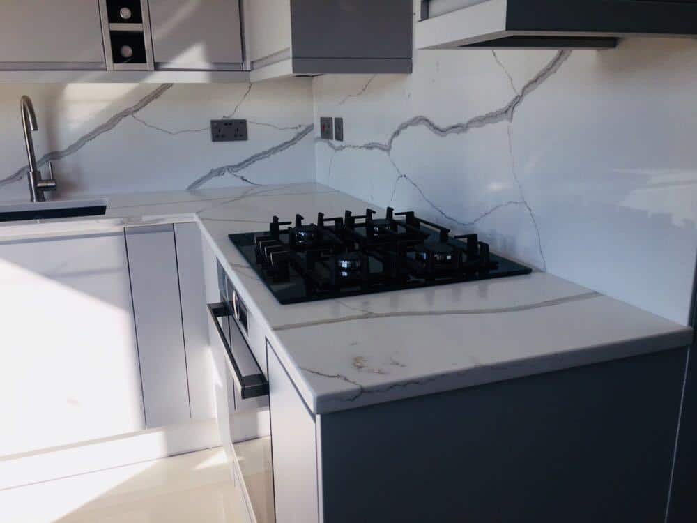 Black Marble Quartz Worktops | London | Quartzmatik